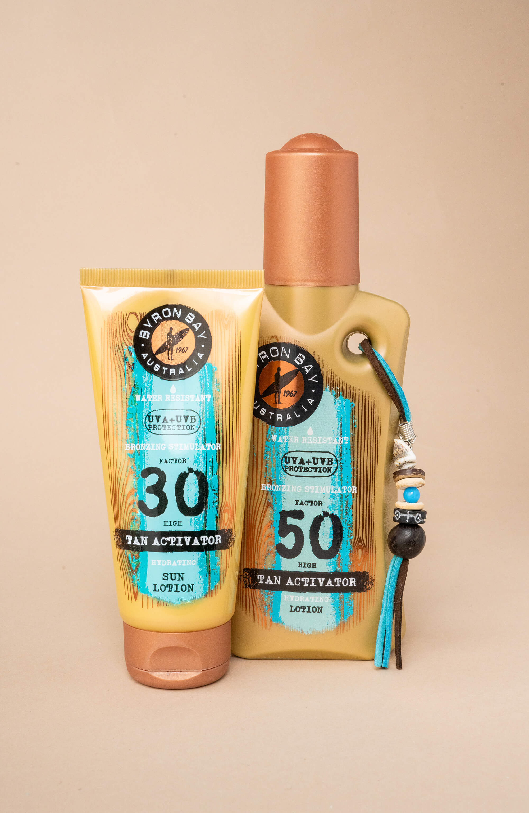 Byron Bay Duo Tan Activator SPF 50 & SPF 30 travel size – Byron Bay Suncare