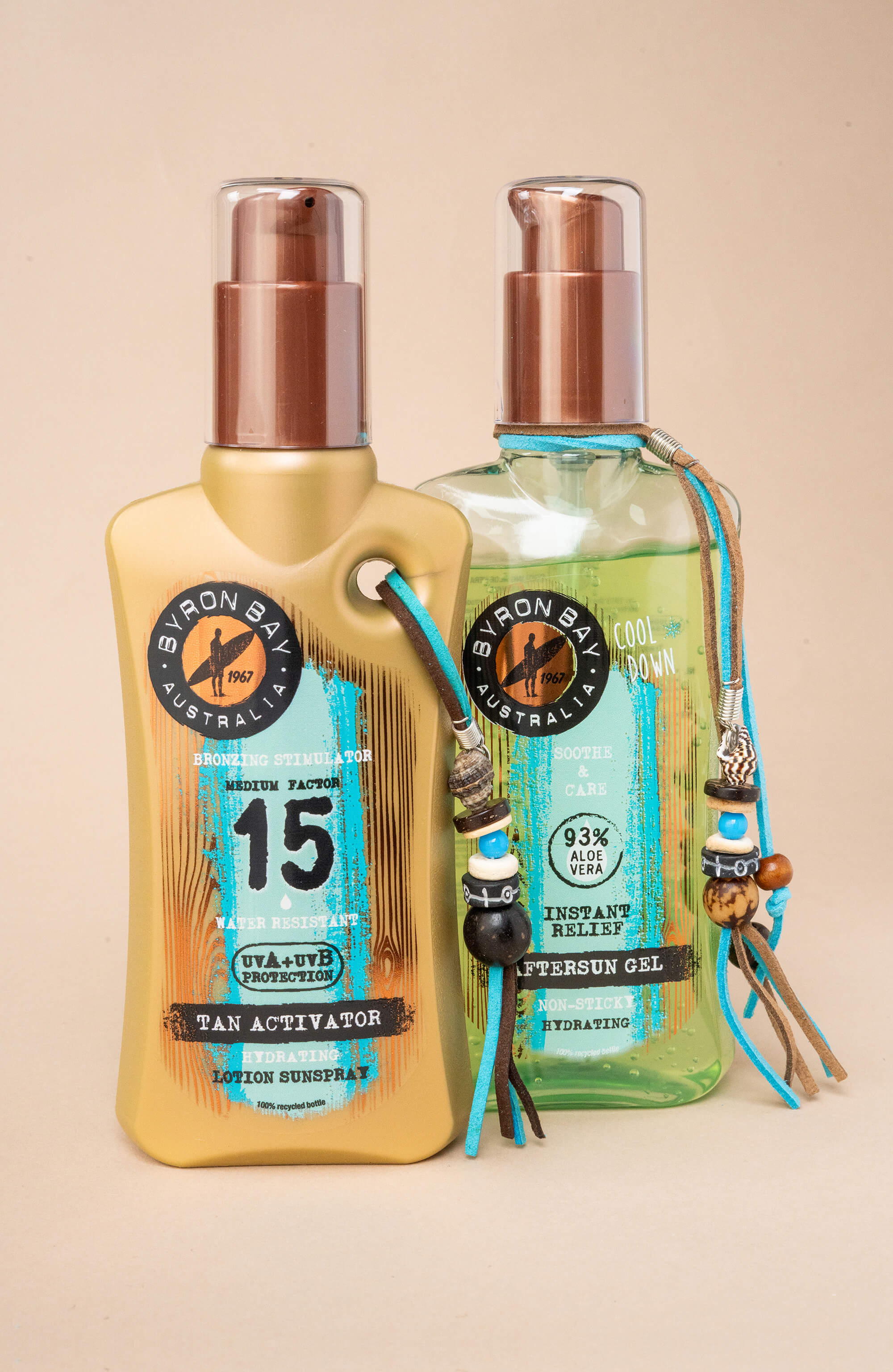 Byron Bay Bundle Tan Activator SPF 15 & Aftersun Aloe Vera Gel – Byron ...
