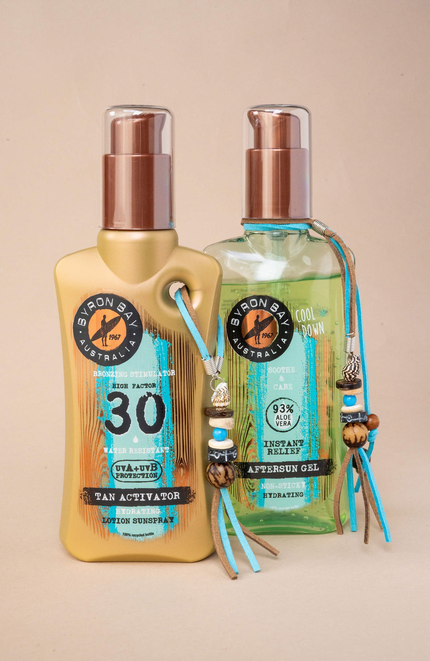 Byron Bay Bundle Tan Activator SPF 30 & Aftersun Aloe Vera Gel – Byron ...