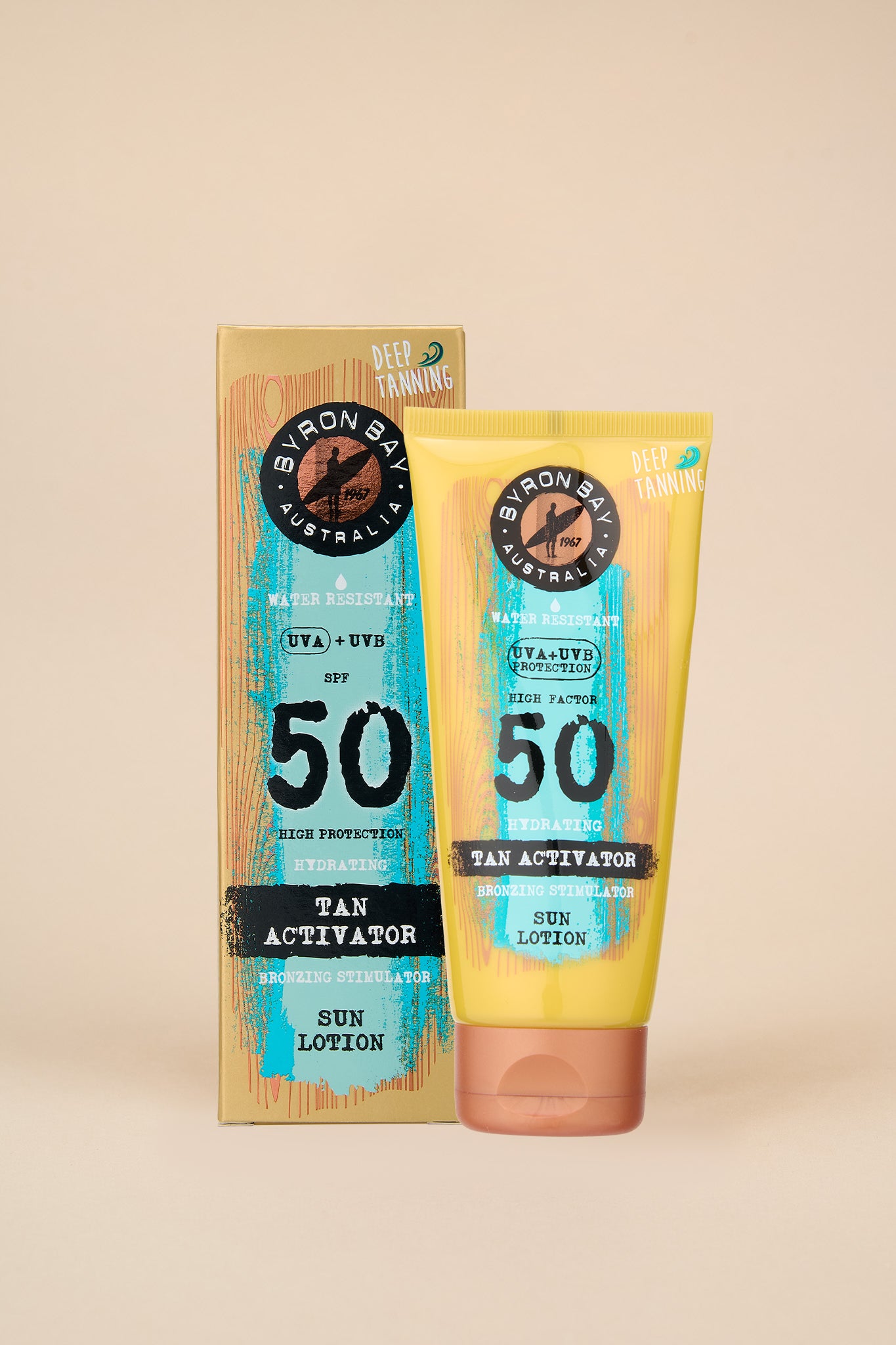 Byron Bay Tan Activator SPF 50 travelsize – Byron Bay Suncare